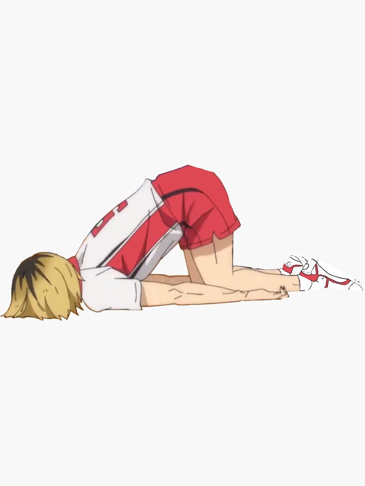 "Tired Kenma Kozume after the games" Sticker for Sale by kassy-yana ...