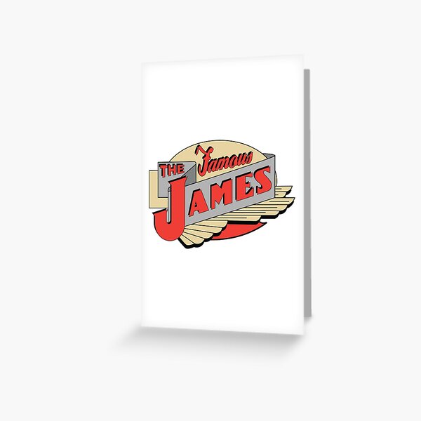 "The Famous James Motorcycle Classic Logo" Greeting Card by ...