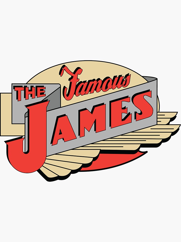 "The Famous James Motorcycle Classic Logo" Sticker for Sale by ...