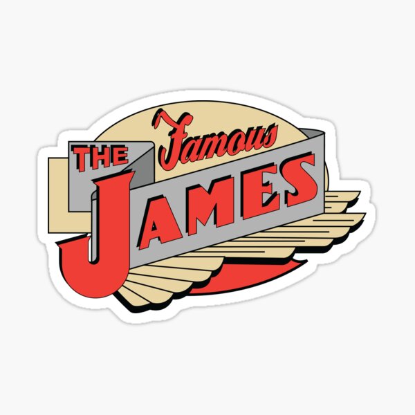"The Famous James Motorcycle Classic Logo" Sticker for Sale by ...