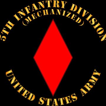 "Army - 5th Infantry Division - US Army" Sticker for Sale by twix123844 ...