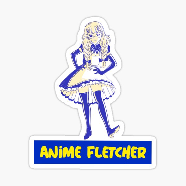 "Anime Fletcher on tour" Sticker for Sale by DAGHO | Redbubble