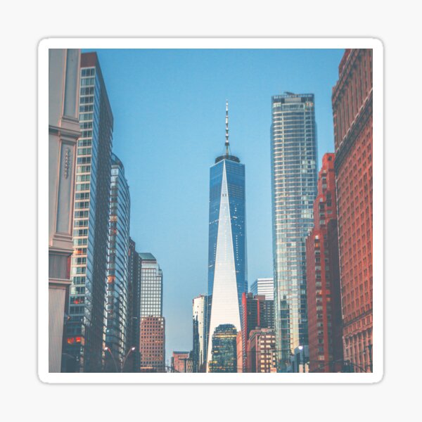 "City Skyscrapers" Sticker for Sale by mindsetxlife | Redbubble