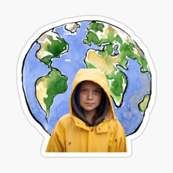 Greta Thunberg Stickers | Redbubble