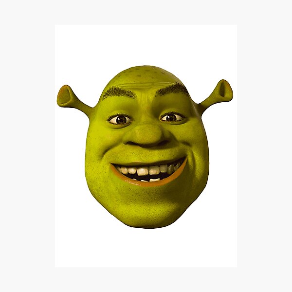 "Shrek face" Photographic Print for Sale by ZicasoCreations | Redbubble