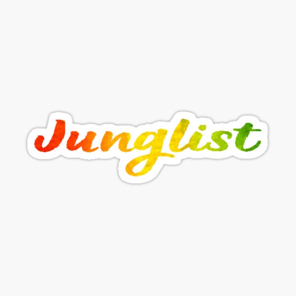 "Junglist" Sticker for Sale by GlennW1 | Redbubble