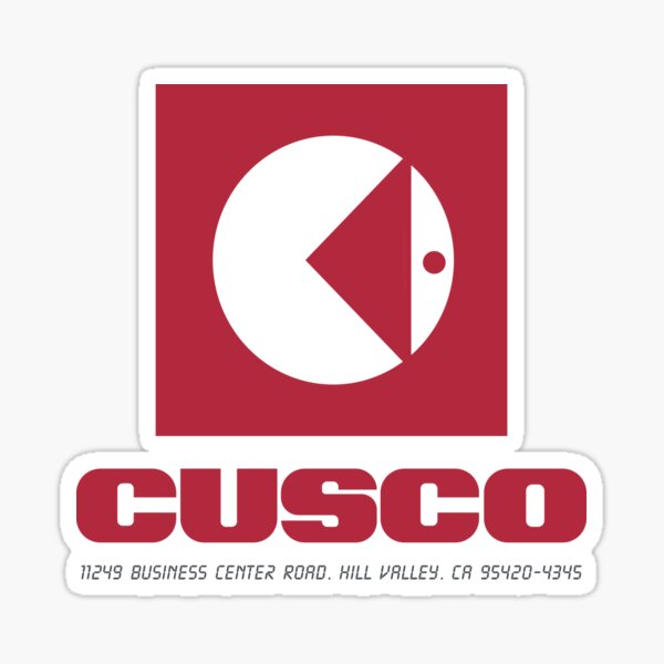 "CusCo company logo (inspired by BTTF 2)" Sticker for Sale by Metro42 ...