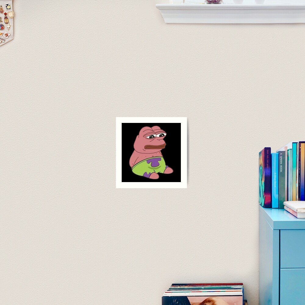 "Patrick Star Pepe Meme *HIGH QUALITY*" Art Print for Sale by Alex3214 ...