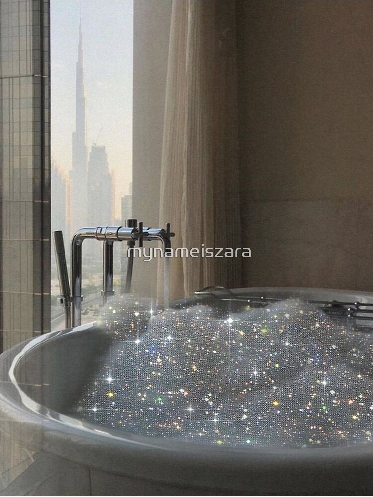"boujee bath " Poster for Sale by mynameiszara | Redbubble