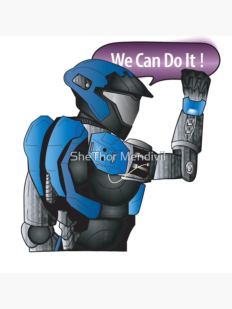 "Halo Reach Kat" Sticker for Sale by SheThor Mendivil | Redbubble