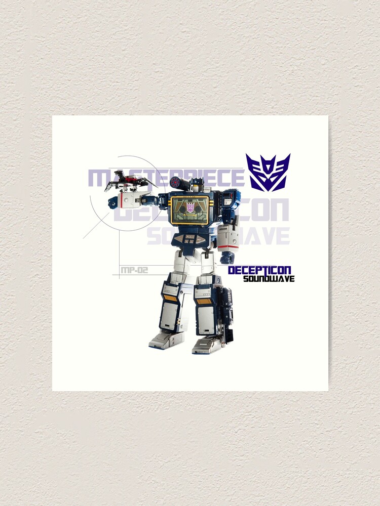 "Transformers G1 Soundwave" Art Print by JonKing | Redbubble