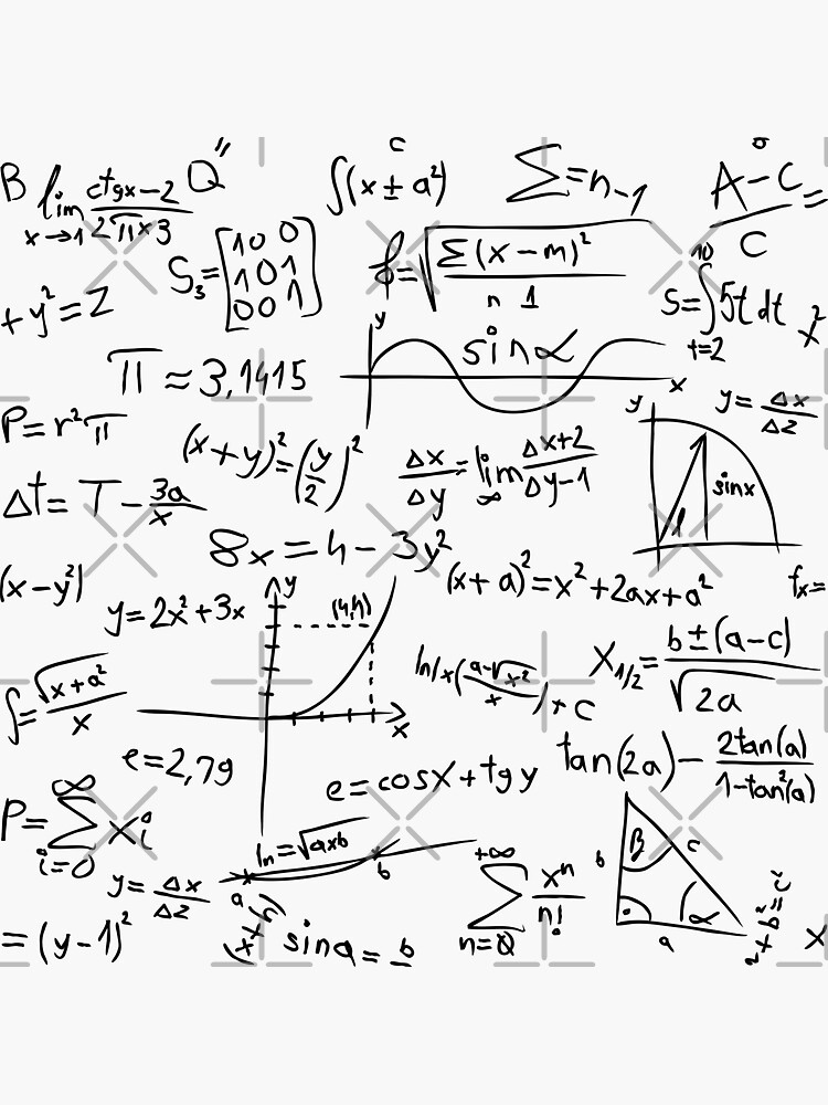 "Math - Calculus" Sticker for Sale by AeroAstro | Redbubble