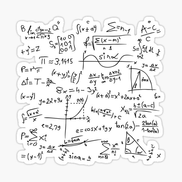 "Math - Calculus" Sticker for Sale by AeroAstro | Redbubble