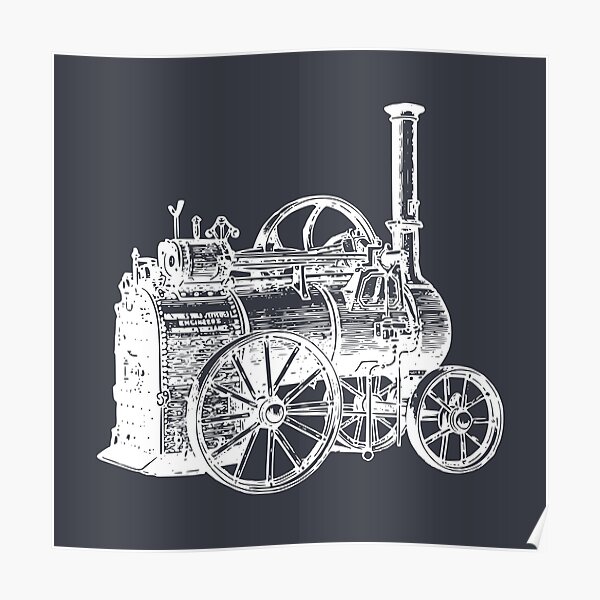 "Steam Engine" Poster by AeroAstro | Redbubble