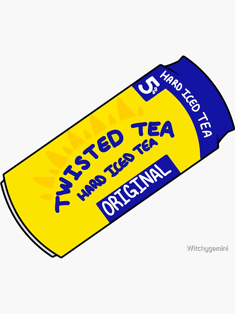 "Twisted Tea" Sticker for Sale by Witchygemini | Redbubble