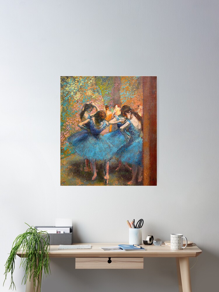 "Blue Dancers - Edgar Degas" Poster for Sale by kayute | Redbubble