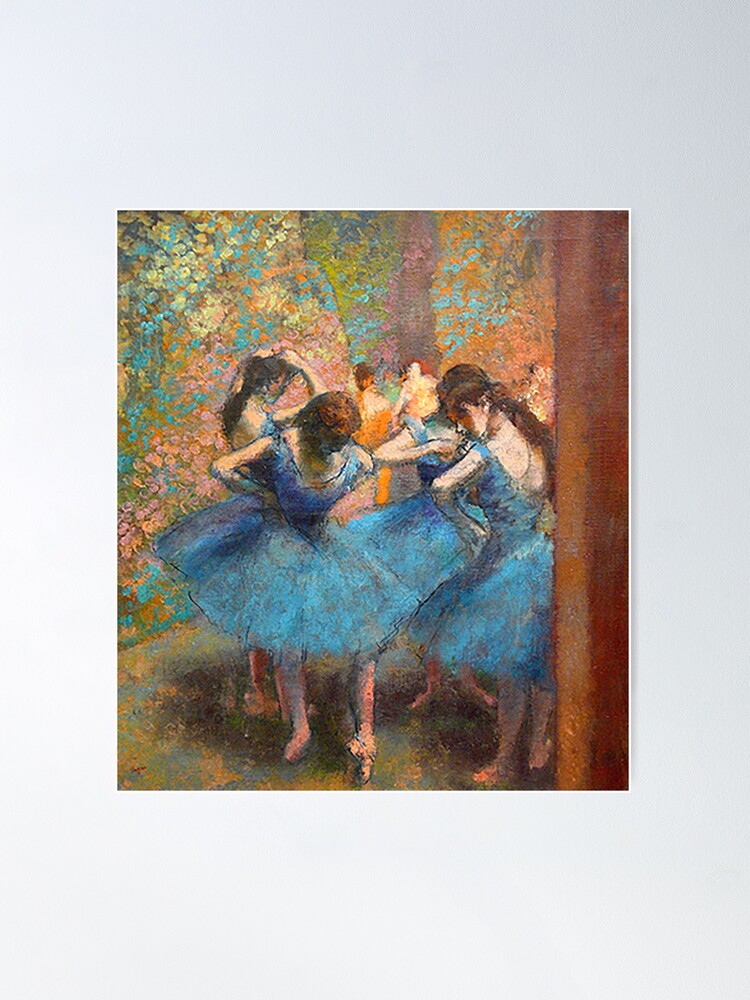 "Blue Dancers - Edgar Degas" Poster for Sale by kayute | Redbubble