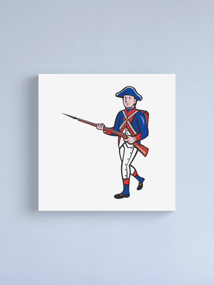 American Soldier Cartoon Revolutionary War