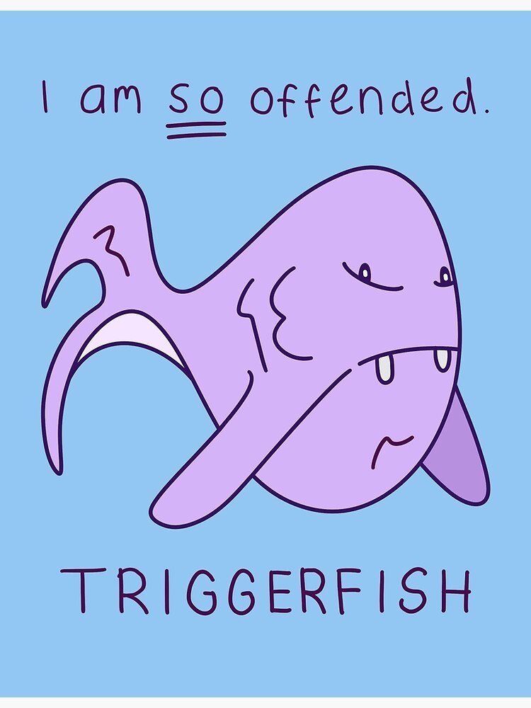 "Triggerfish" Poster by pspspspace | Redbubble