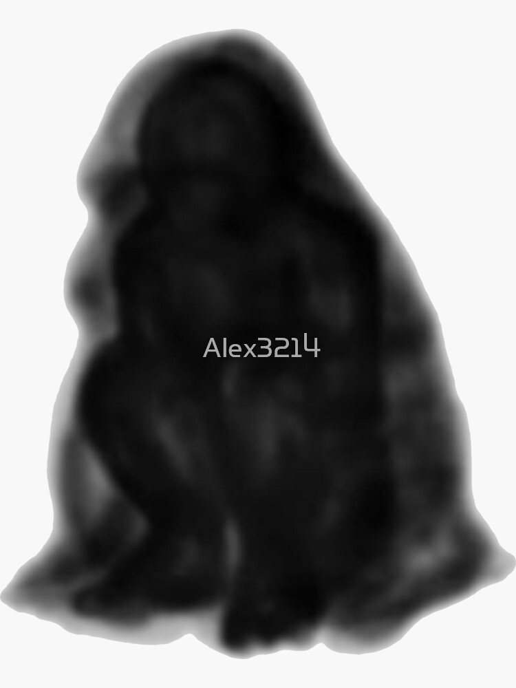 "SCP-017 "Shadow Person" *HIGH QUALITY*" Sticker for Sale by Alex3214 ...