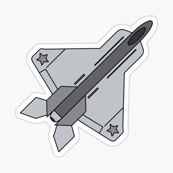 "Combat Jet - Powerful Engine" Sticker for Sale by AeroAstro | Redbubble