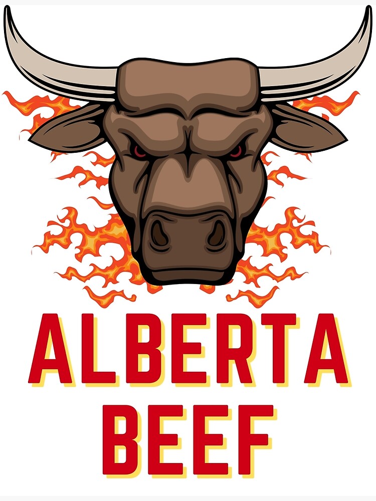 "alberta beef" Poster for Sale by art4lifeONLY | Redbubble