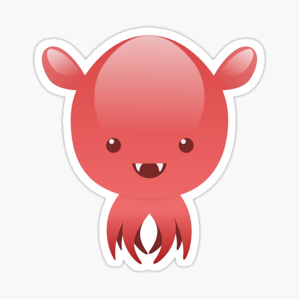 "Baby Vampire Squid" Sticker for Sale by SpikeysStudio | Redbubble