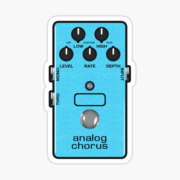 "Analog Chorus" Sticker for Sale by kule-designs | Redbubble