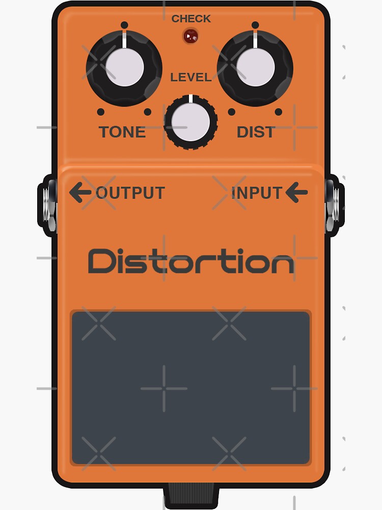 "Distortion" Sticker for Sale by kule-designs | Redbubble