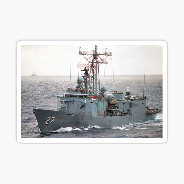"USS MAHLON S. TISDALE (FFG-27) SHIP'S STORE" Sticker by militarygifts ...