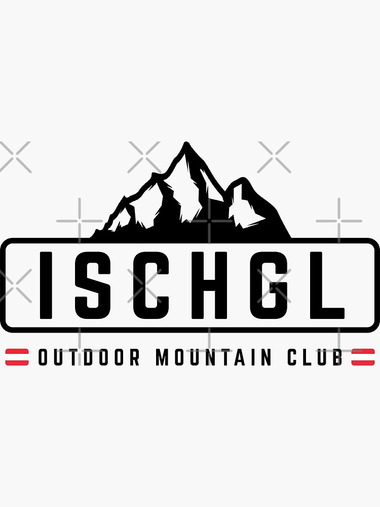 "Ischgl Outdoors " Sticker for Sale by ForzaDesigns | Redbubble
