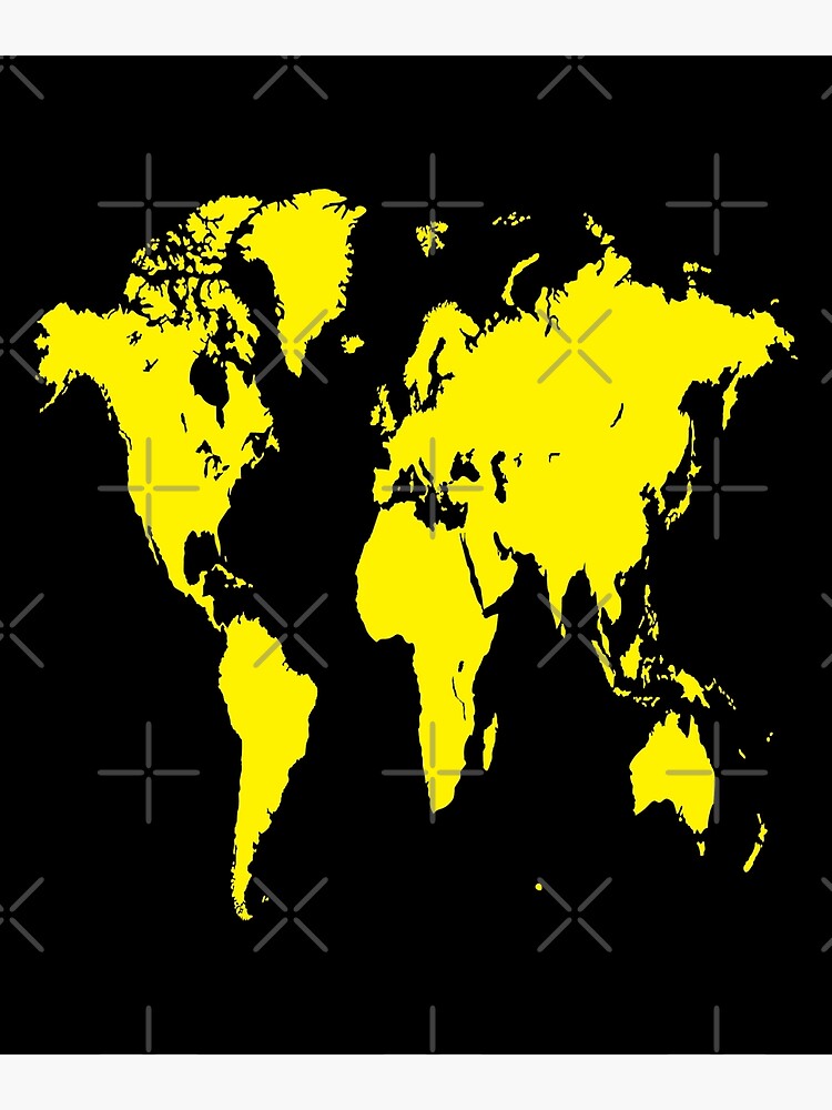 Lámina fotográfica «Mapa del mundo al revés» de ADAMYASS | Redbubble