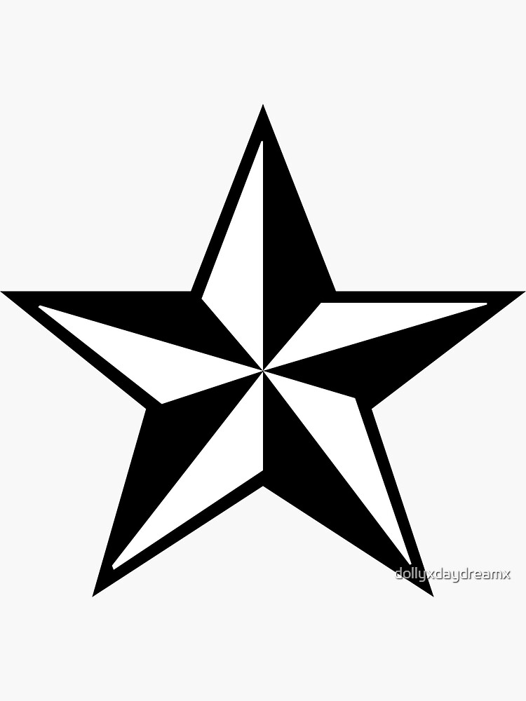 "Punk Star" Sticker for Sale by dollyxdaydreamx | Redbubble