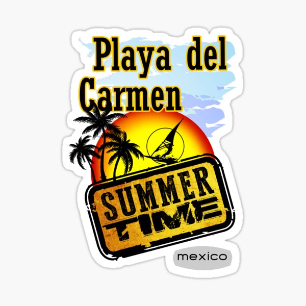 "Playa del Carmen, Mexico" Sticker by dejava | Redbubble