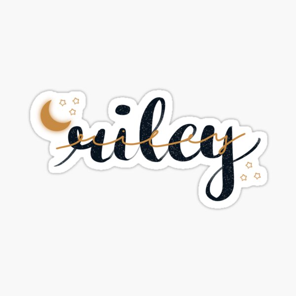 "Riley" Sticker by instrumaniac | Redbubble