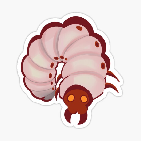 "GRUB!!" Sticker by kitsuneteeth | Redbubble