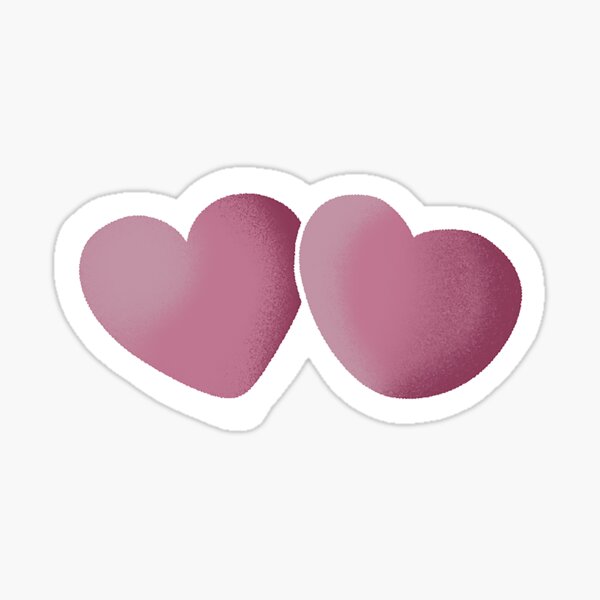 "Two Hearts" Sticker for Sale by BFJane | Redbubble