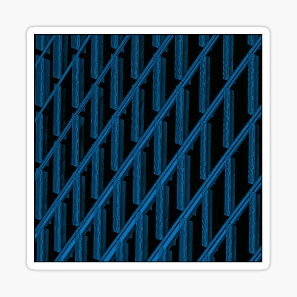 "Navy Blue - Abstract Art" Sticker by amazimals | Redbubble