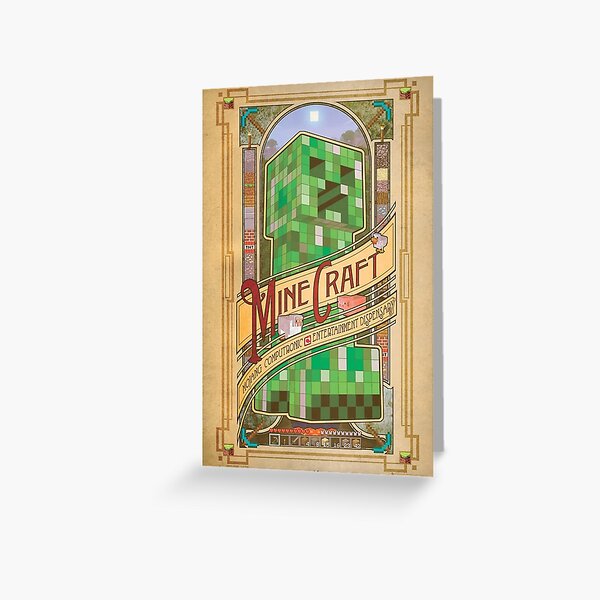 "Minecraft" Greeting Card for Sale by ZangoDesign | Redbubble
