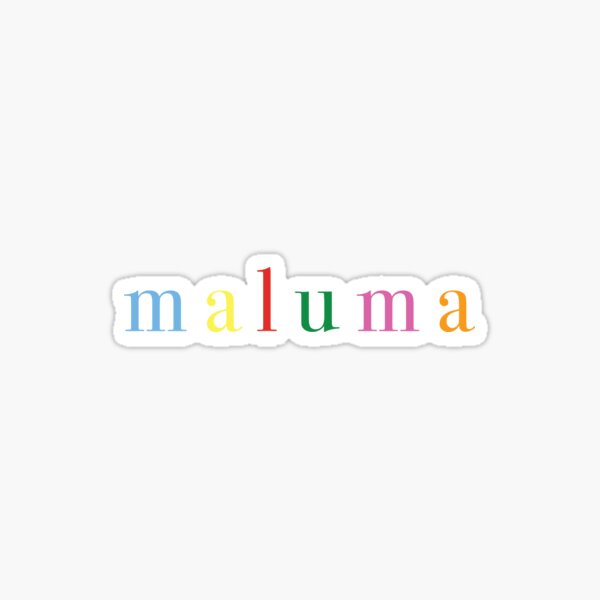 "maluma" Sticker for Sale by niazpour | Redbubble