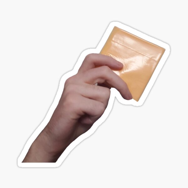 "CHEESE SLAP" Sticker for Sale by failsam | Redbubble
