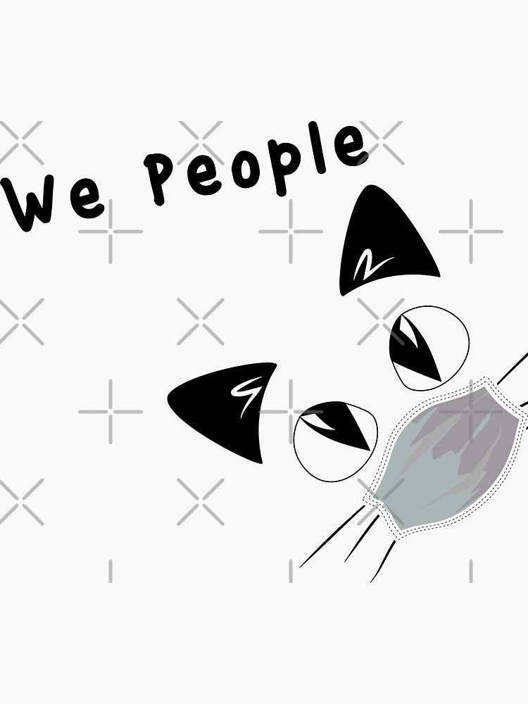 "Ew People ,Black Cat Ew People ,Stickers Funny Cute Cats 2021" Sticker ...