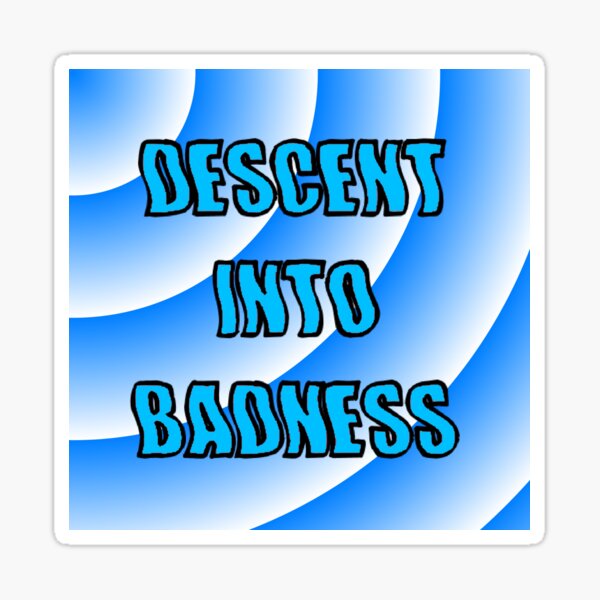 Pegatina «Logotipo de la temporada 2 de Descent into Badness» de ...