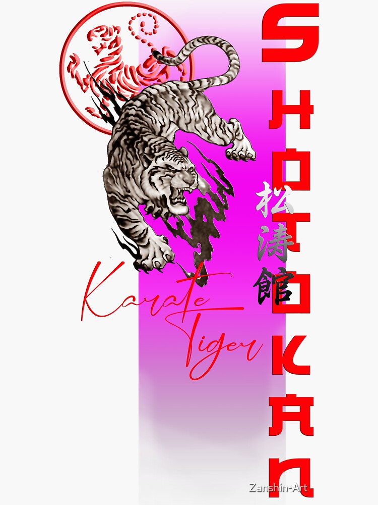 "Shotokan Karate Sign of the Tiger - Tora No Maki" Sticker by Zanshin ...