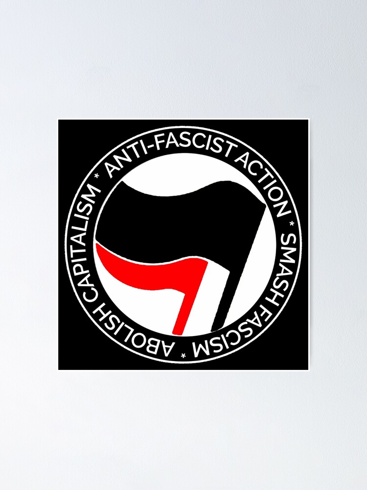 "Antifa Anti-Fascist Action Abolish Capitalism Smash Fascism Logo ...