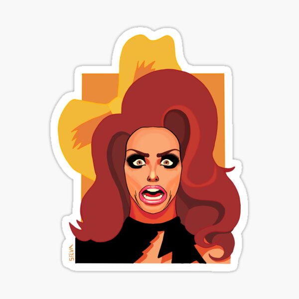 Alyssa Edwards Tongue Pop Stickers | Redbubble