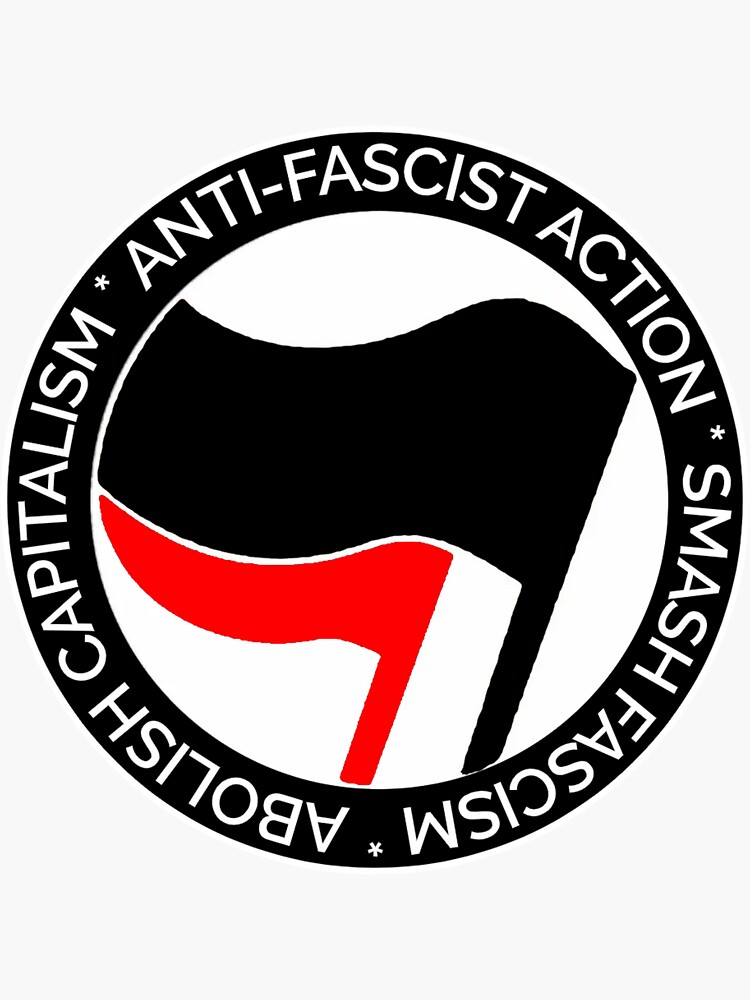 "Antifa Anti-Fascist Action Abolish Capitalism Smash Fascism Logo ...