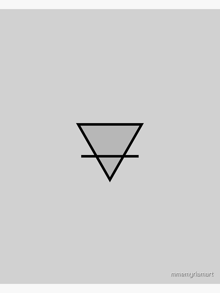 "Earth symbol inside gray astology sign black triangle pale gray out ...