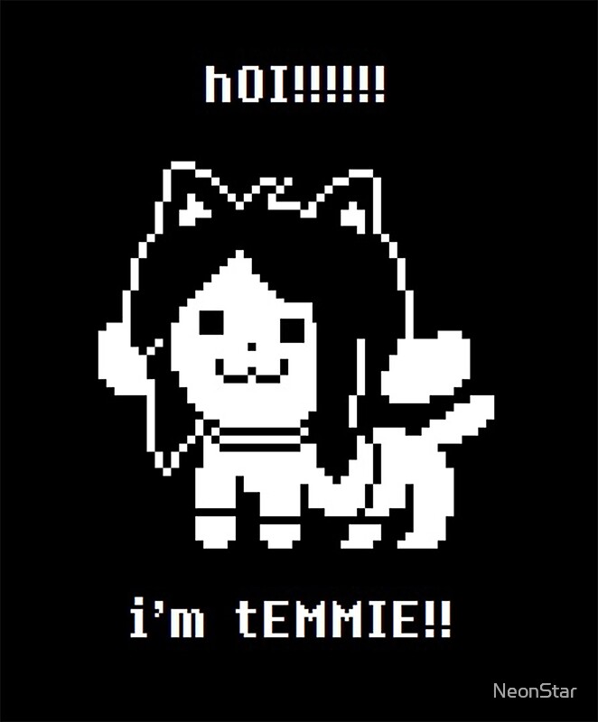 Undertale Temmie: Posters | Redbubble