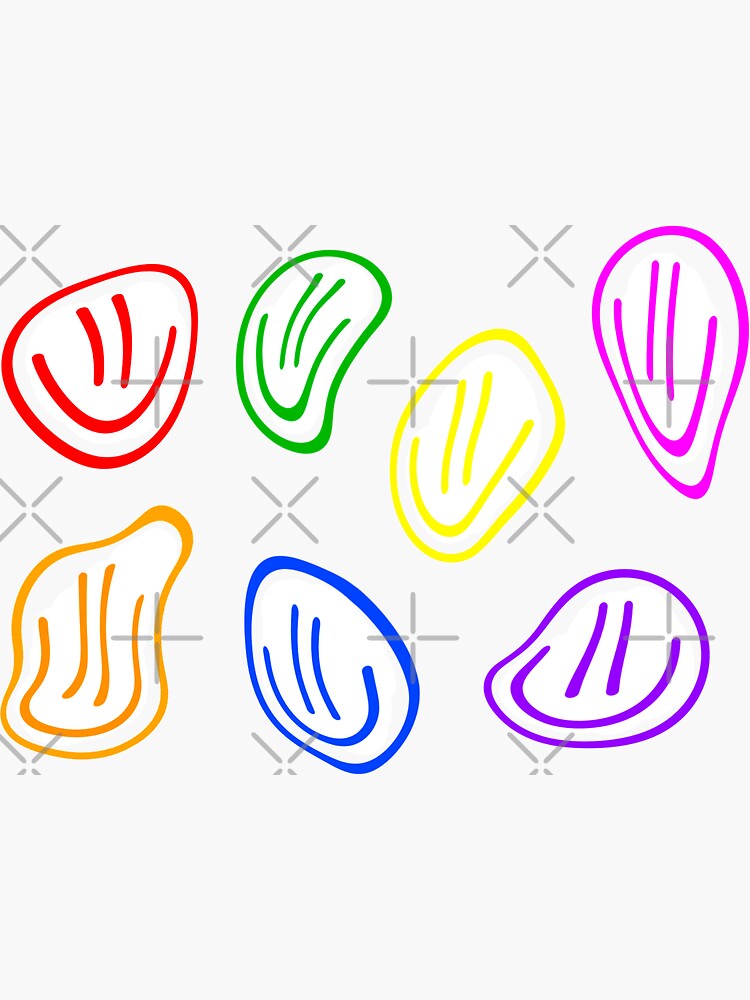"colorful indie smileys" Sticker by floppma | Redbubble